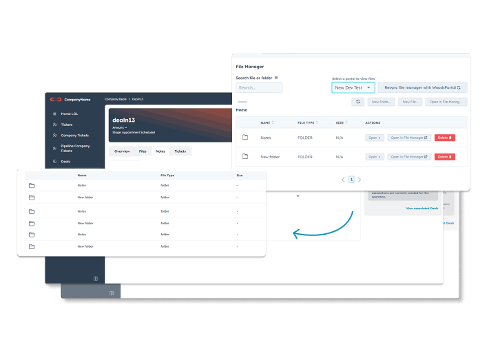 WoodsPortal - Secure Customer Experience Portal for HubSpot
